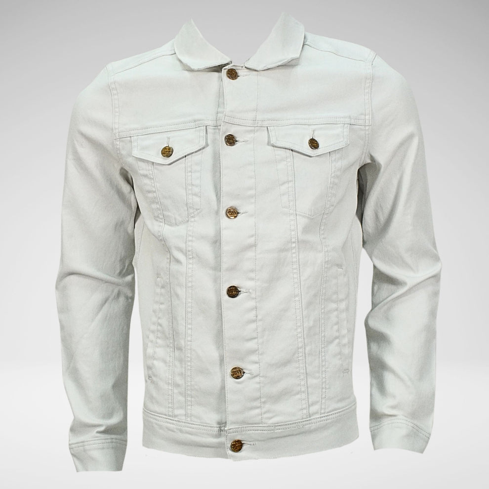 Cutty Brisk Denim Jacket | White – Noxwholesalers